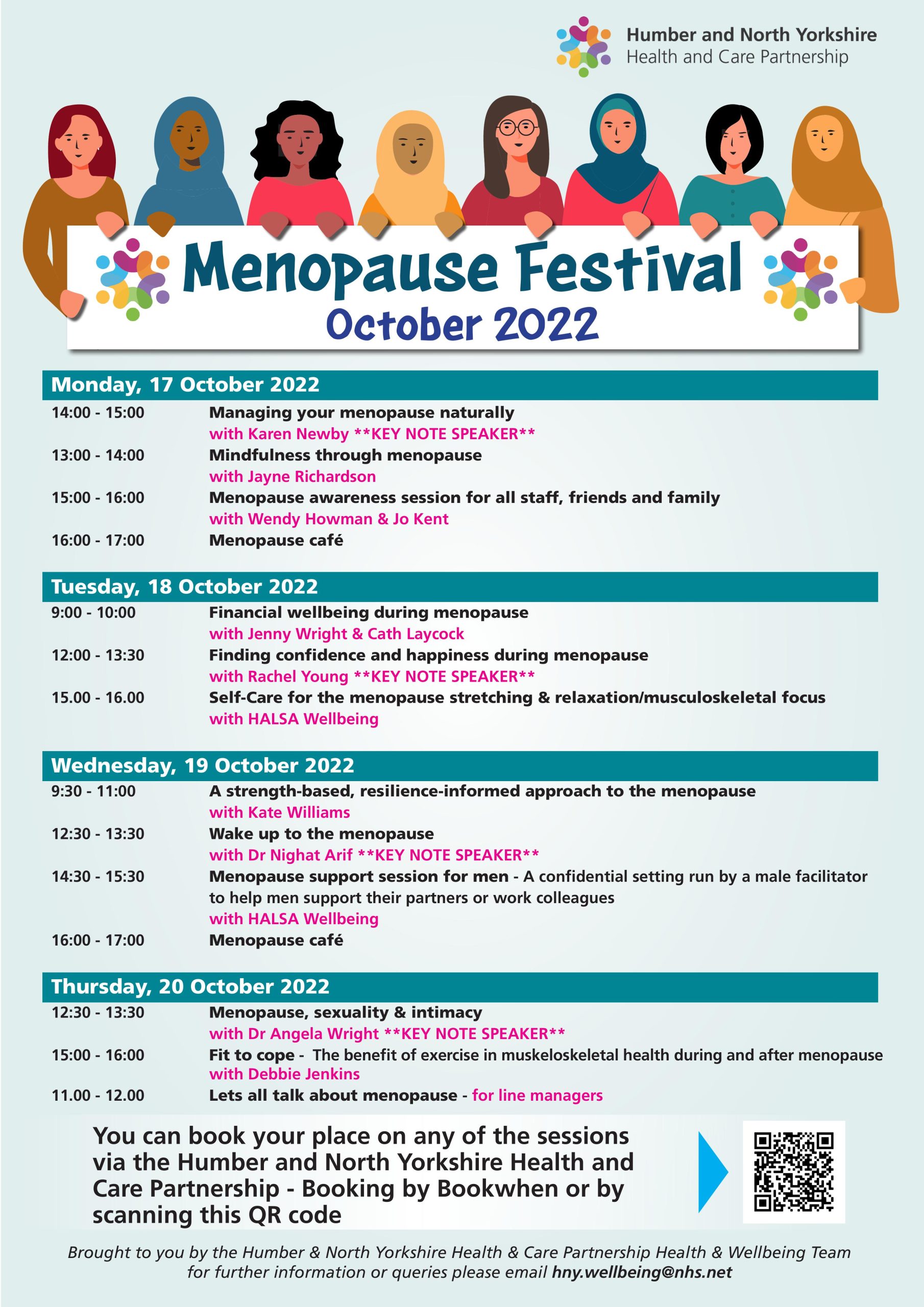 Festival to mark World Menopause Day - Tees Esk and Wear Valley NHS ...