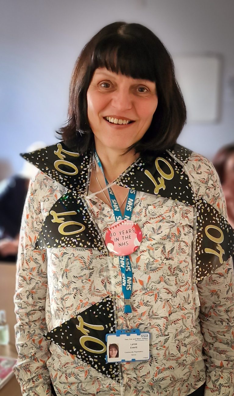Congratulations Lynne on 40 years of NHS service - Tees Esk and Wear ...